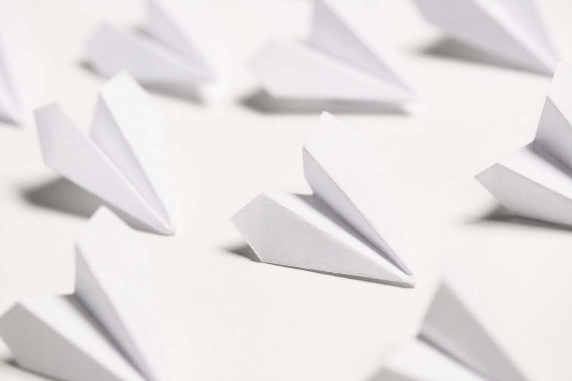 Mini Paper Plane Bundle Set of 100 Classic Paper Airplane | Etsy