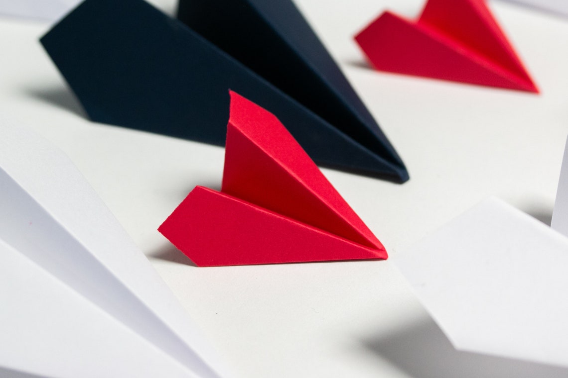 Mini Paper Plane Bundle Set of 100 Classic Paper Airplane | Etsy