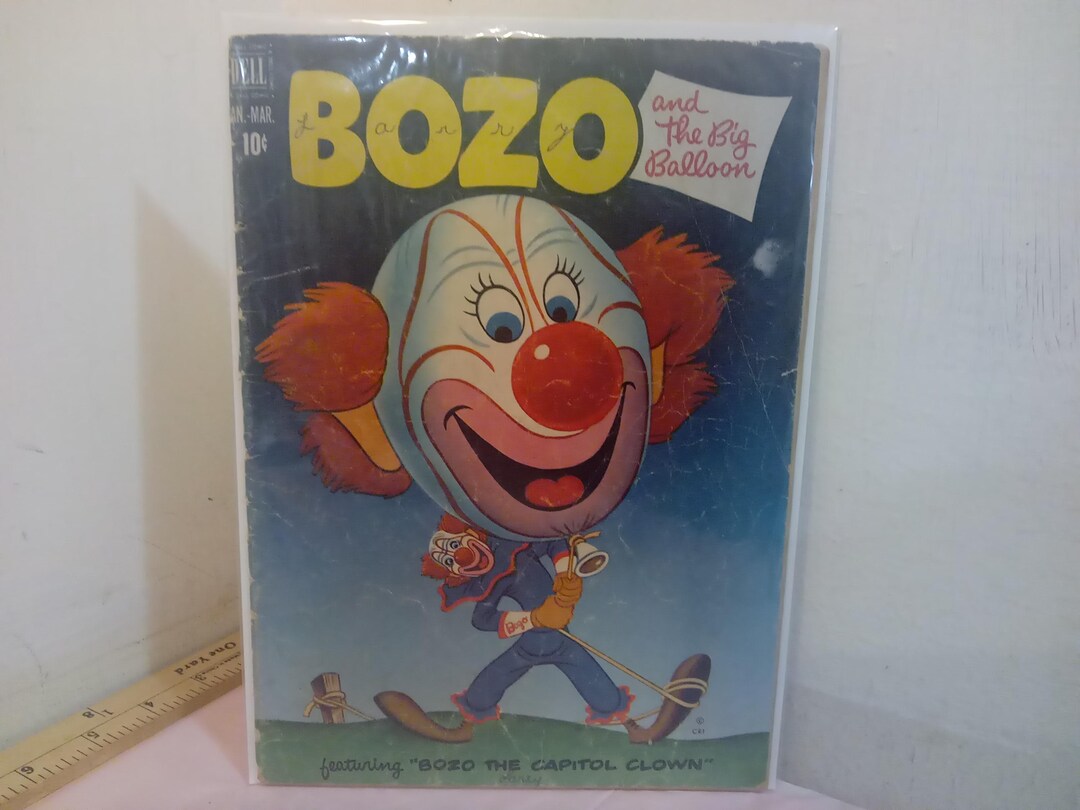 Vintage Comic Books, Dell Comic Book "bozo", 1952 - Etsy