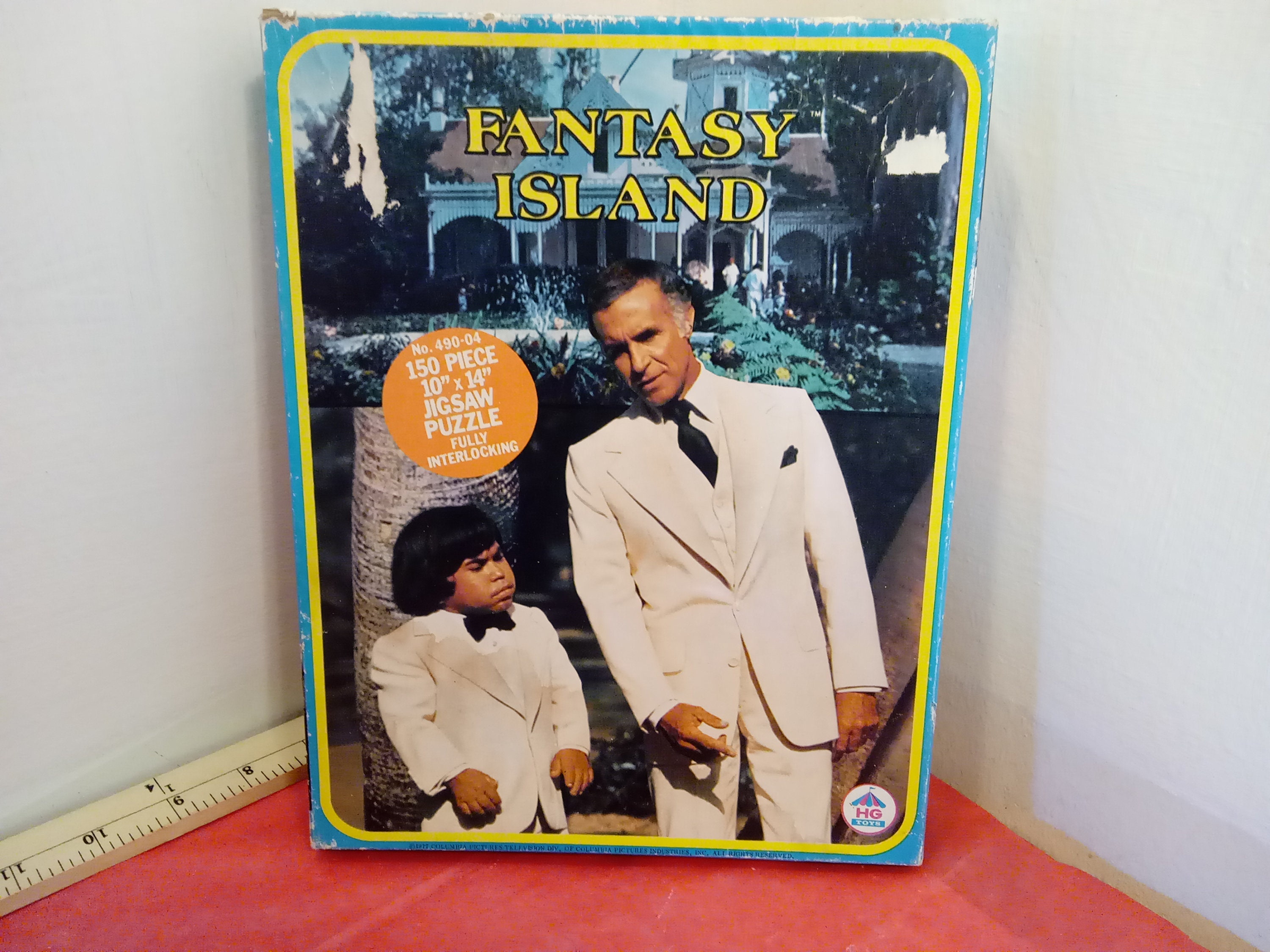 Vintage Fantasy Island Puzzle, 150 Pieces by H-G Toys, 1980's#