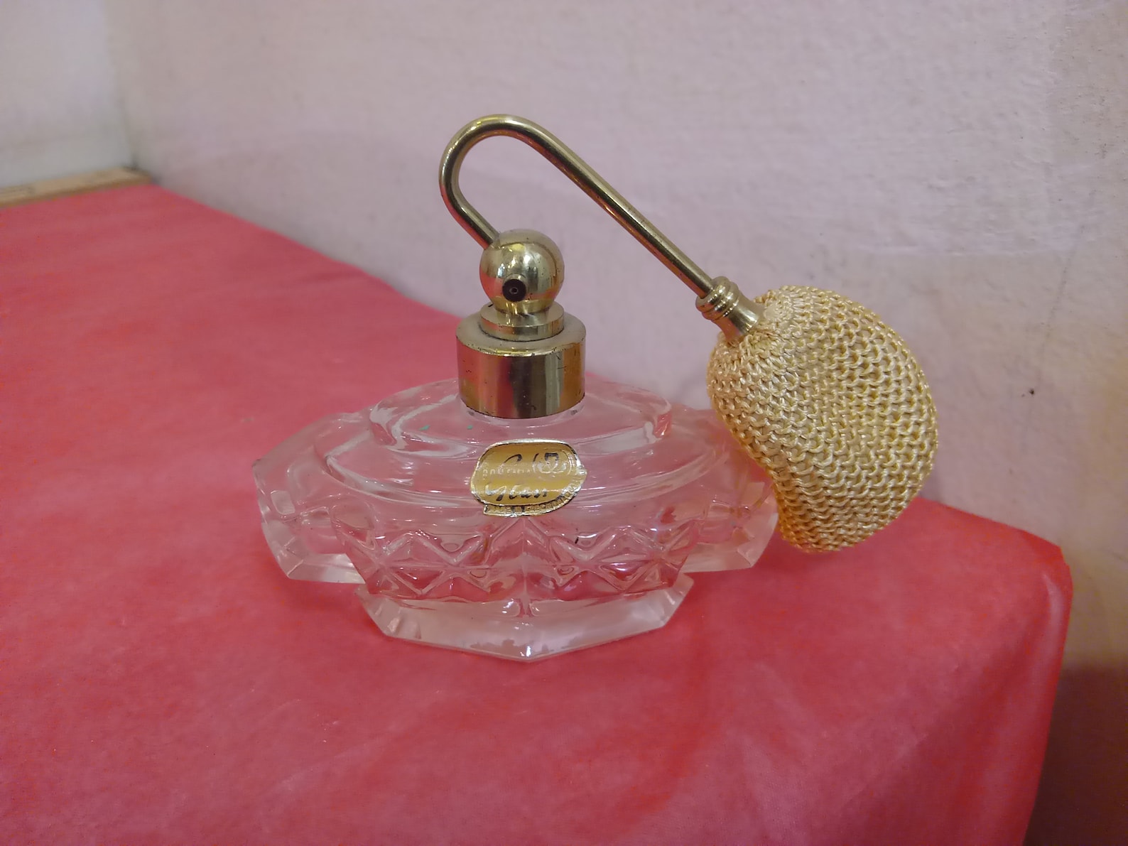 Vintage Perfume Atomizer Bottles, Pink, Clear, and Other Colors and ...
