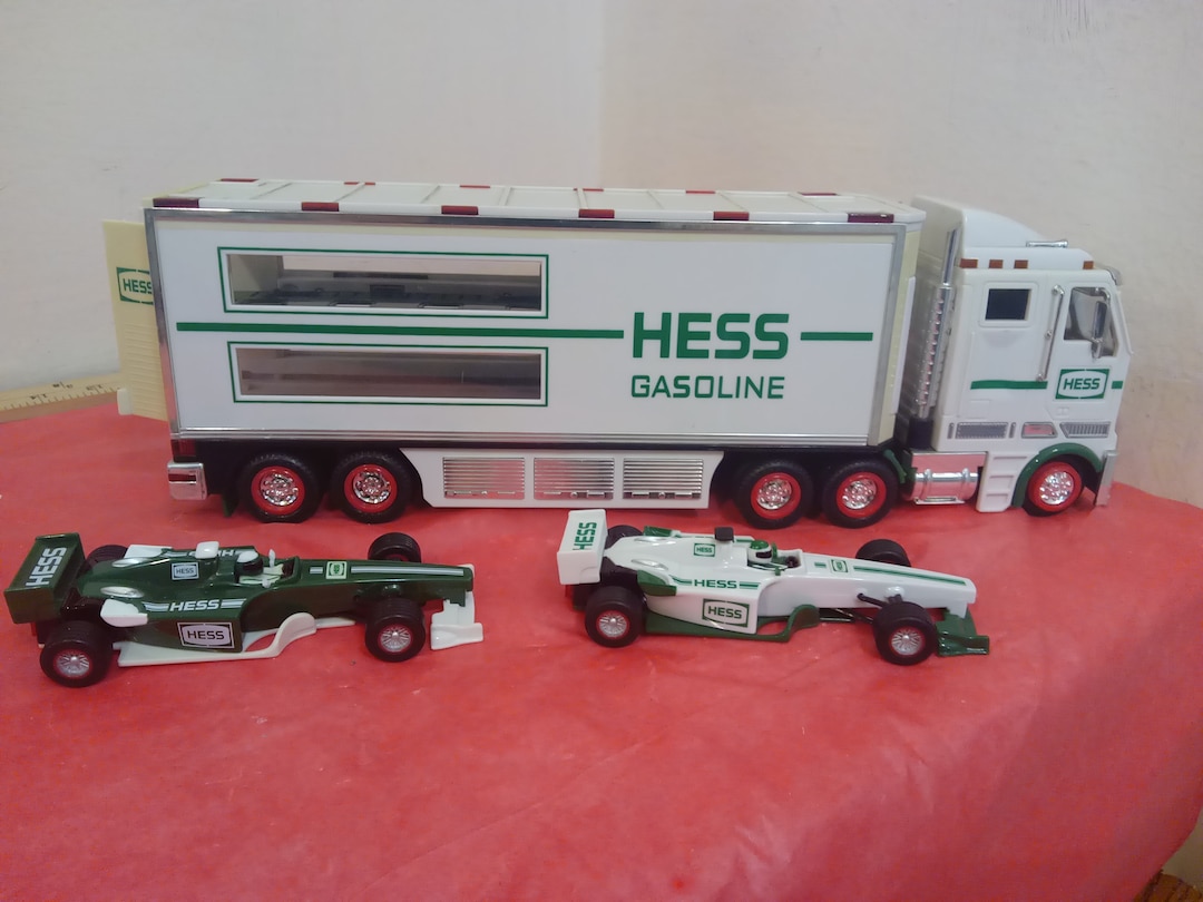 Vintage Toy Vehicles, Hess Vehicles, Dump Truck, Hess Formula One Truck ...