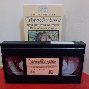 Vintage VHS Movie Tape, the Velveteen Rabbit, Meryl Streep, 1985 - Etsy