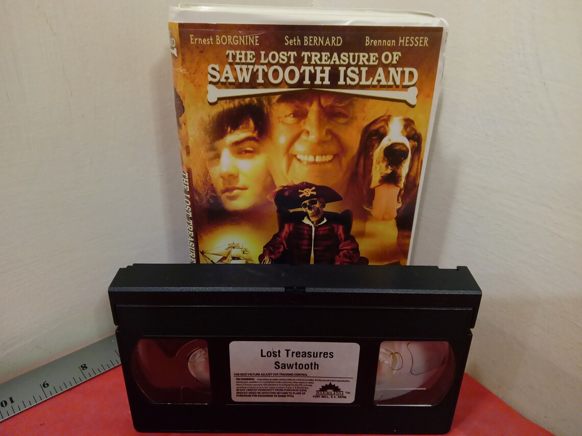 Vintage VHS Movie Tape, the Lost Treasures of Sawtooth Island, Ernest ...