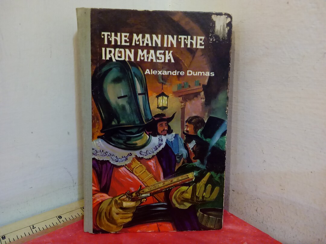 Vintage Hard Cover Book, the Man in the Iron Mask by Alexandre Dumas ...