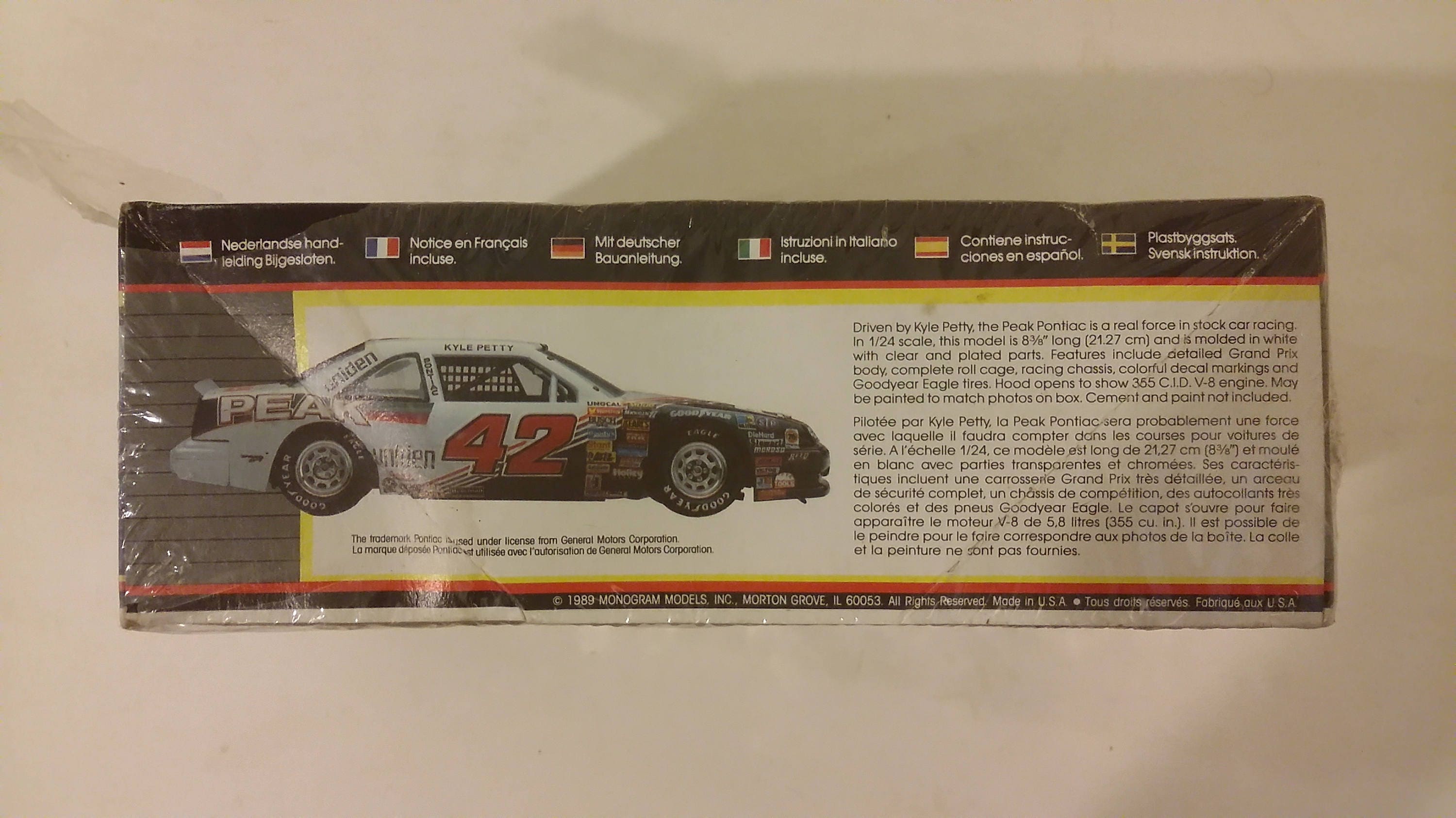 Vintage Kyle Petty #42, Peak Antifreeze Pontiac Nascar, Monogram Model ...