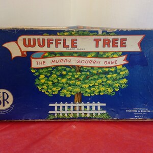 Vintage Wuffle Tree Board Game, the Hurry Scurry Game by Selchow ...