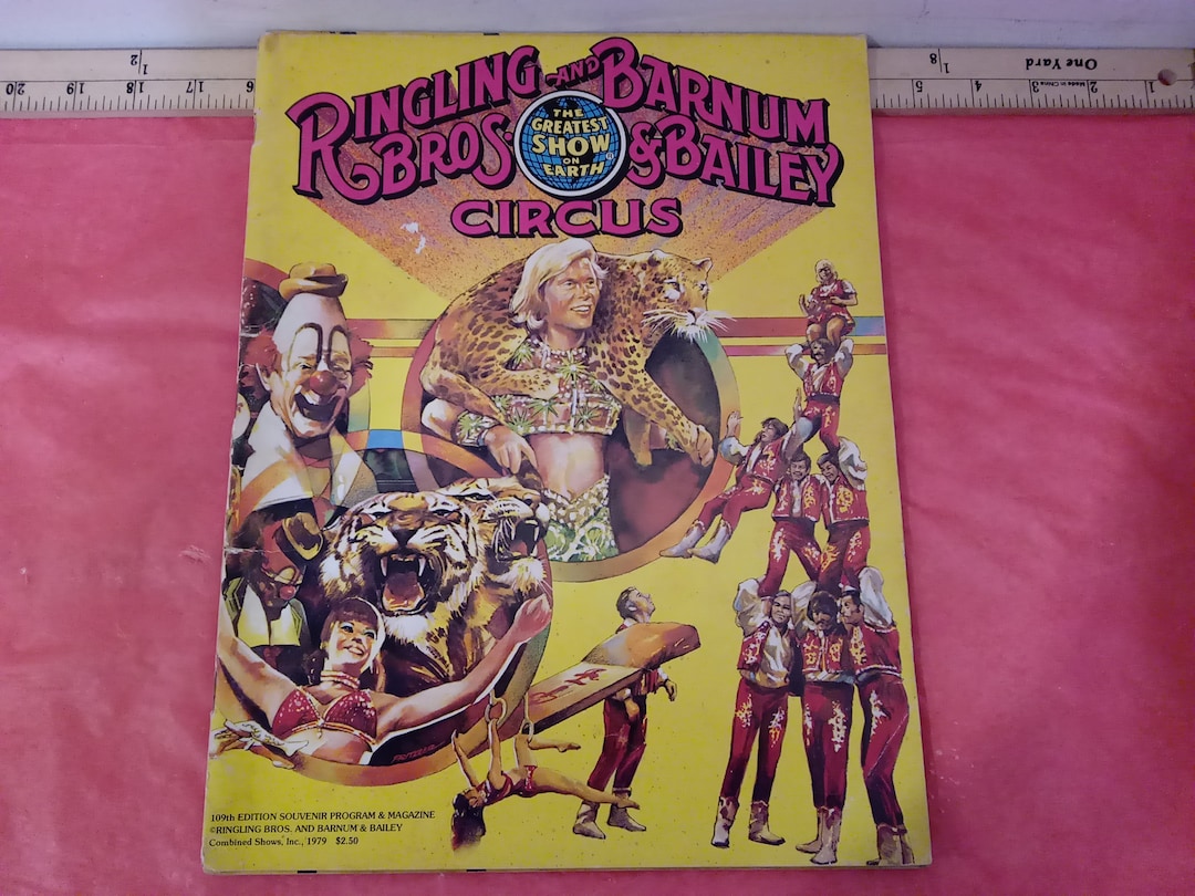 Vintage Circus Program/magazine, Ringling Bros. and Barnum Bailey Circus Programs/magazines ...