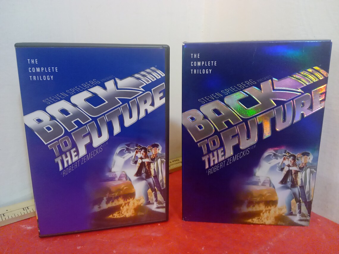 Vintage DVD Movie Back to the Future Trilogy With Michael - Etsy