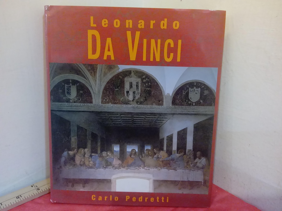 Vintage Art Reference Book, Leonardo Da Vinci by Carlo Pedretti ...