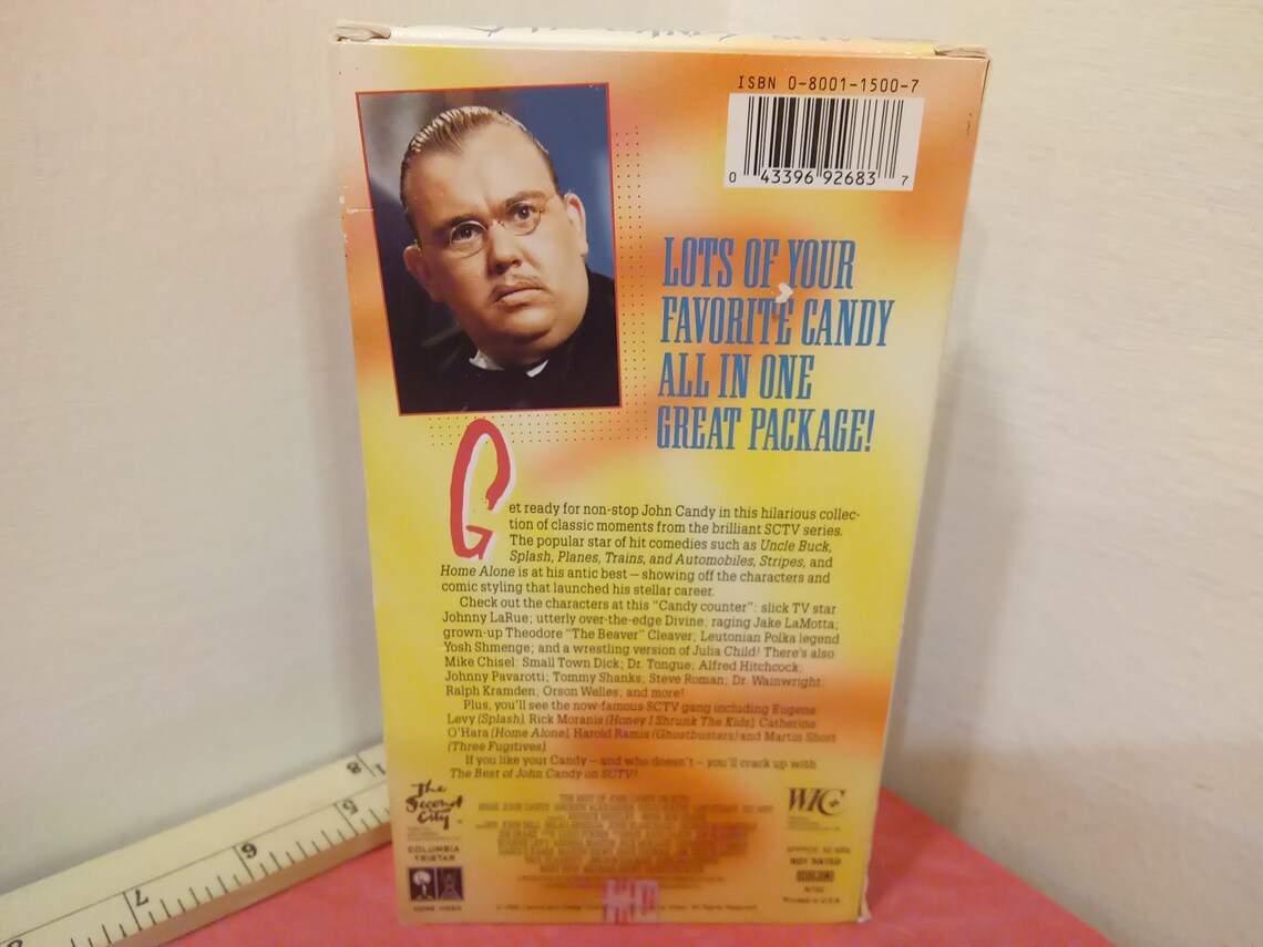 Vintage VHS Movie Tape the Best of John Candy John Candy - Etsy