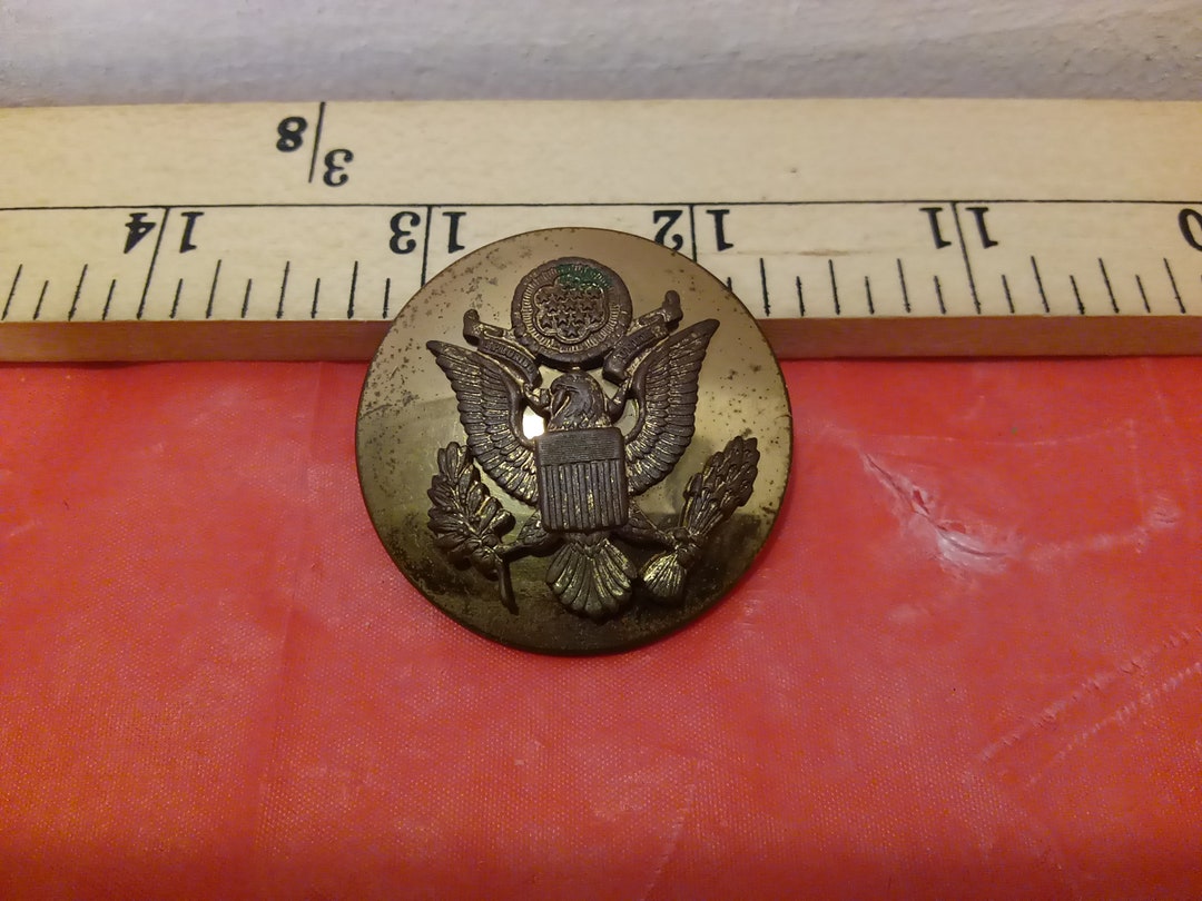 Vintage Medal/hat Pin, U.S. Army Eagle With Palm Branches Military Pin# ...
