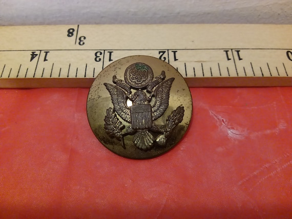 Vintage Medal/hat Pin U.S. Army Eagle With Palm Branches - Etsy