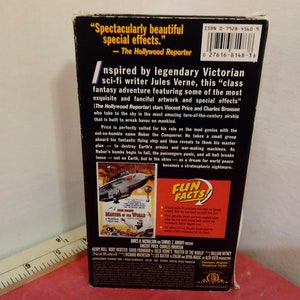 Vintage VHS Movie Tape, Jules Verne Master of the World, Charles ...