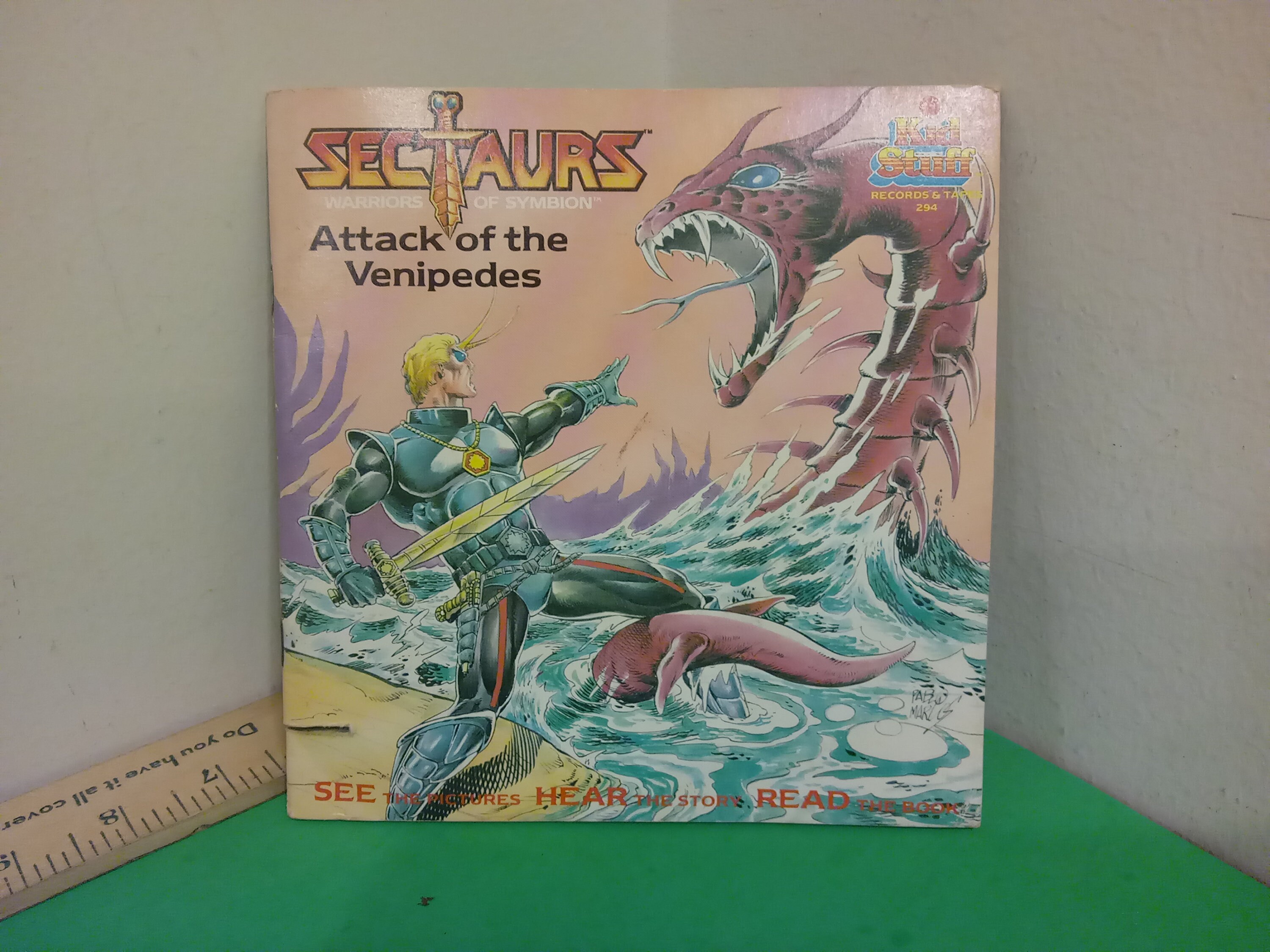 Sectaurs Attack Of The Venipedes Book And Record, 1985