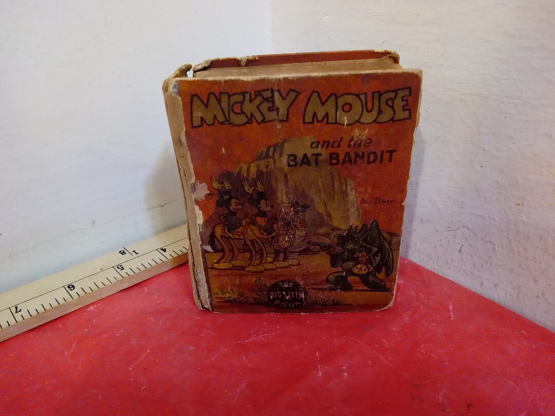 Vintage Big Little Book, Mickey Mouse and the Bat Bandit, 1935p - Etsy