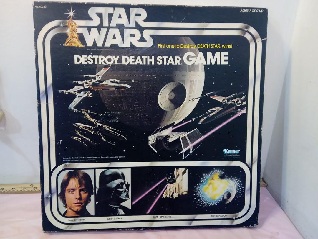 Vintage Board Game, Star Wars " Destroy Death Star Game" by Kenner ...