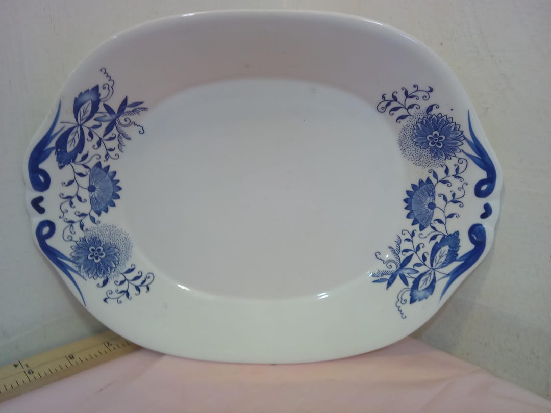 Vintage Small Serving Platter, Ceramic Small Serving Platter With ...