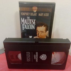 Vintage VHS Movie Tape, the Maltese Falcon, Humphrey Bogart, 2000~ - Etsy