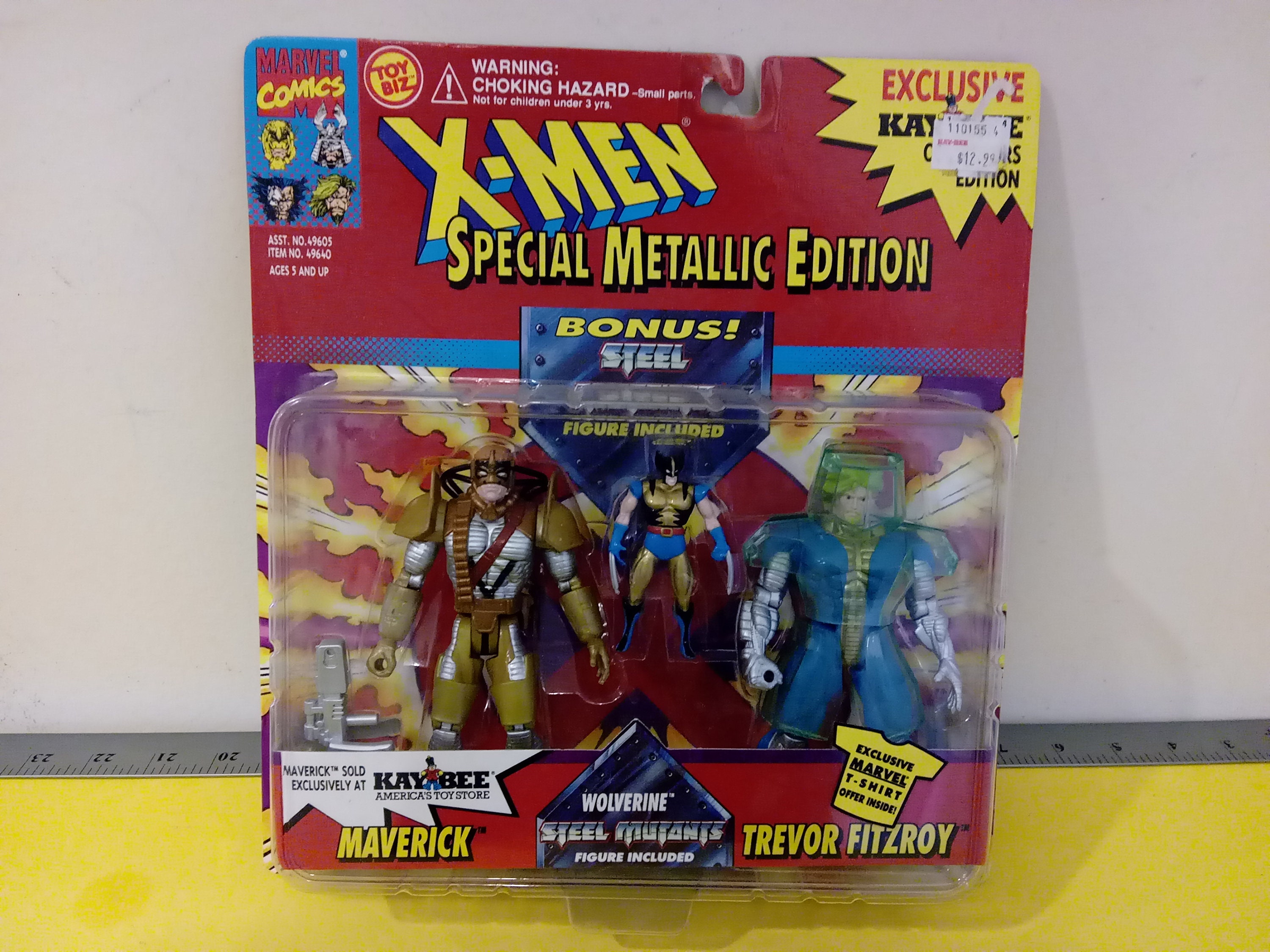 Vintage Marvel X-Men Special Metallic Edition Action Figures, Toy Biz, 1994