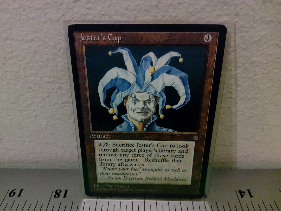Vintage Magic the Gathering Card, Jester's Cap, Ice Age, 1995 - Etsy