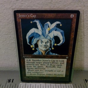 Vintage Magic the Gathering Card, Jester's Cap, Ice Age, 1995 - Etsy