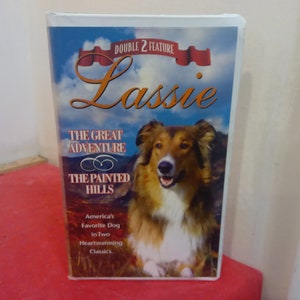Vintage VHS Movie Tape, Lassie Double Feature "the Great Adventure and ...