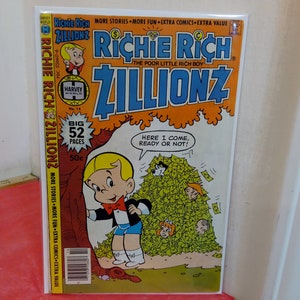 Vintage Comic Books, Harvey World Comic Book "richie Rich", Gold ...