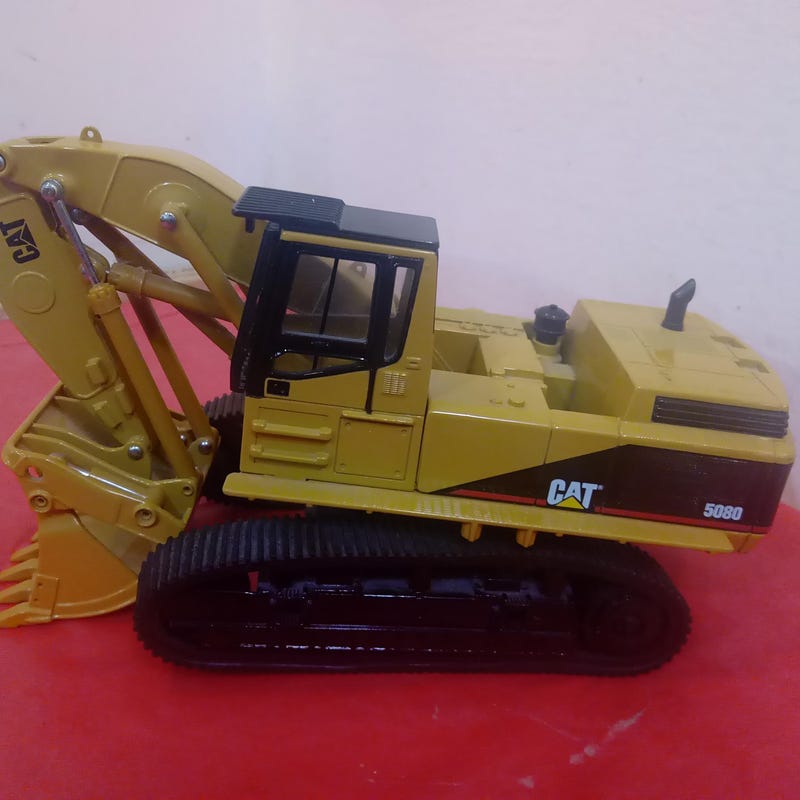 Caterpillar Backhoe Toy - Etsy