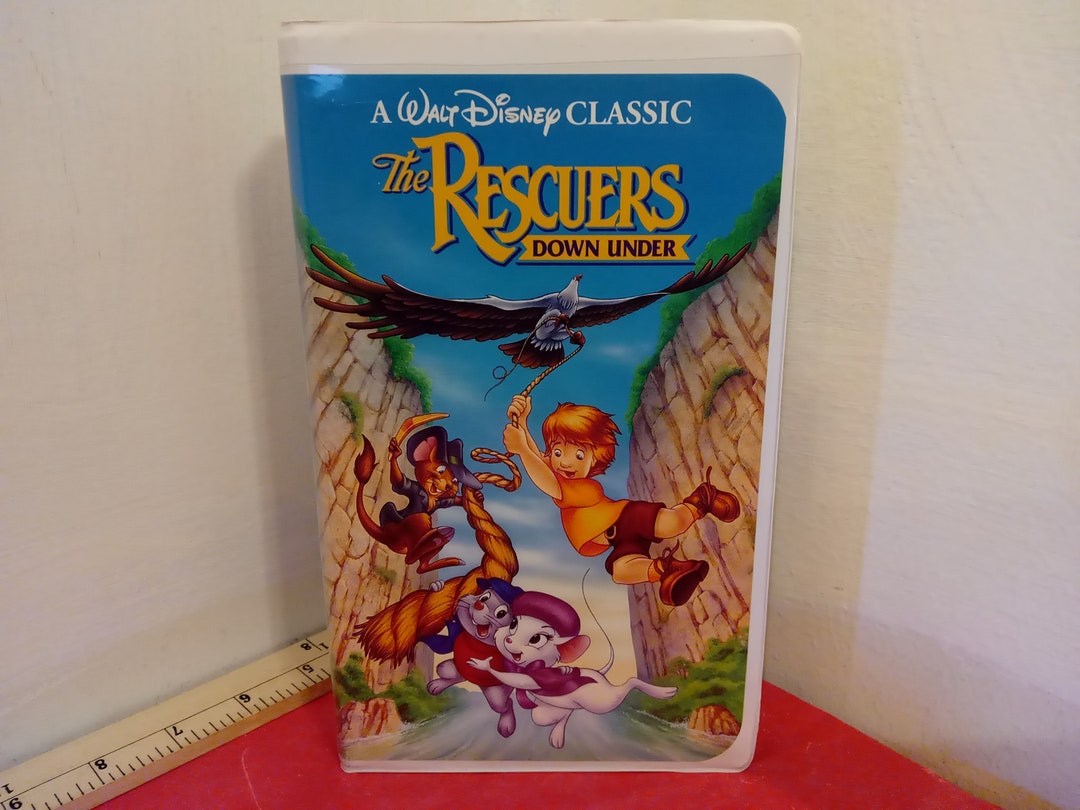 Vintage VHS Movie Tape, the Rescuers Down Under, Walt Disney Classic ...