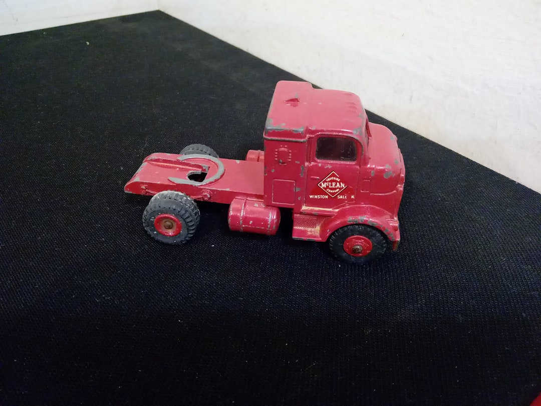Vintage Steel Semi-truck, Mclean Trucking Company Winston Salem Steel ...