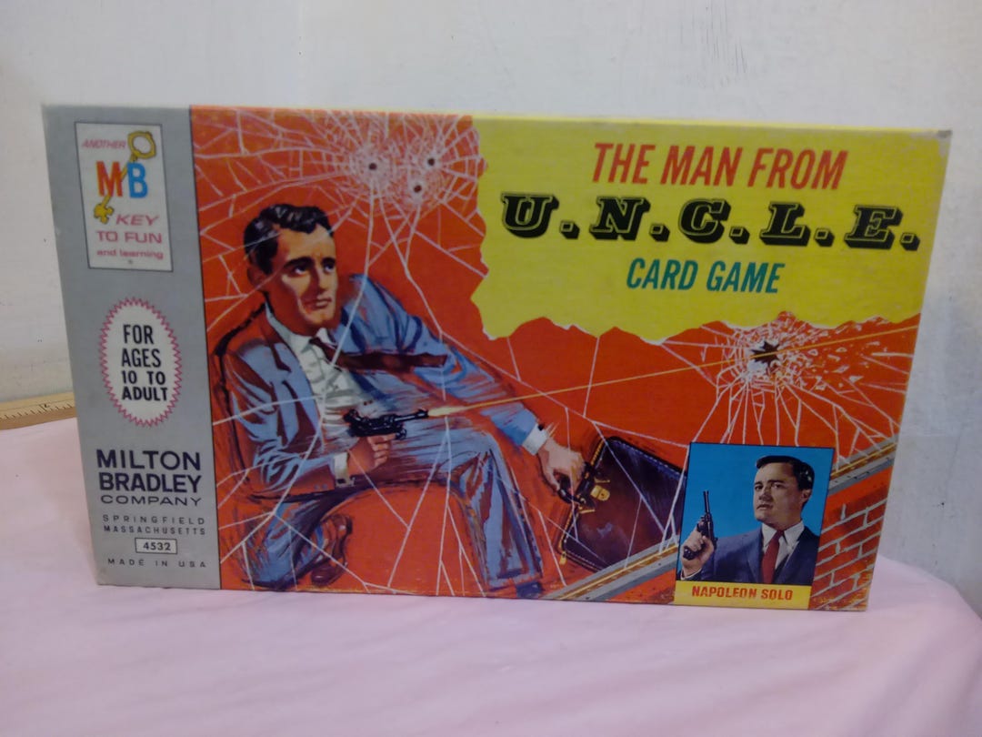 Vintage Card Games, the Man From U.N.C.L.E. Card Game, the Man From U.N ...
