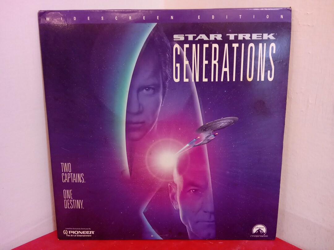 Vintage Laser Disc Movie, Widescreen Edition "star Trek Generations ...