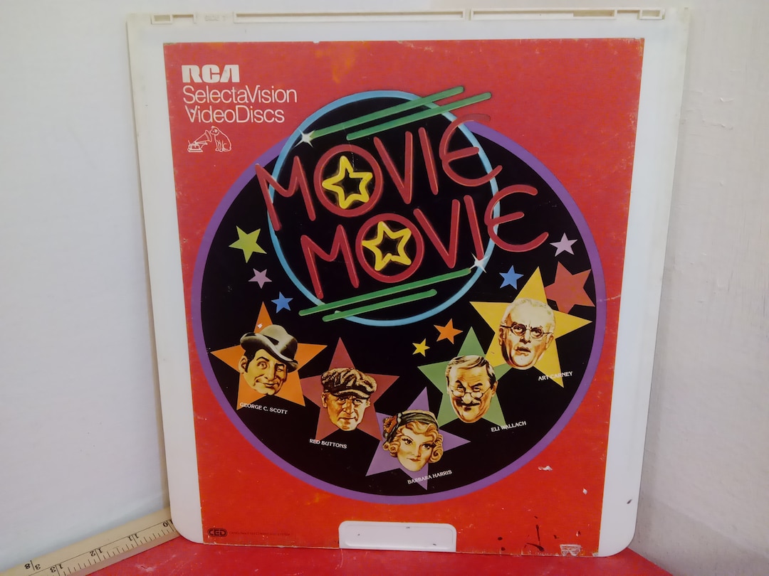 Vintage Video Disc Movie, Movie Movie by RCA Select Vision Video Discs, 1980's - Etsy