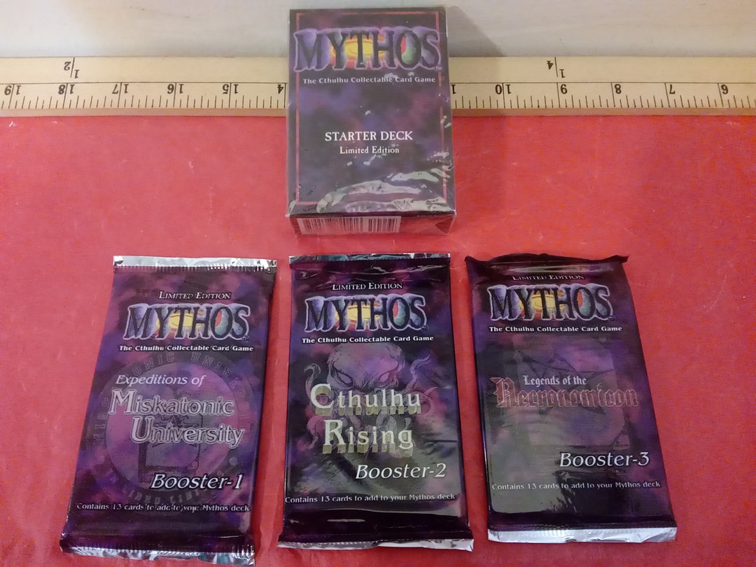 Vintage Card Game, Mythos the Cthulhu Collectible Card Game by Chaosium ...