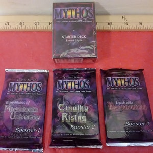 Vintage Card Game, Mythos the Cthulhu Collectible Card Game by Chaosium ...