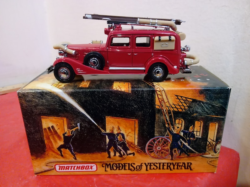 Vintage Diecast Fire Engines, Matchbox Models of Yesteryear "fire ...