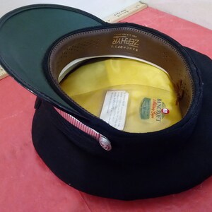 Vintage Military Hat, Bancroft Military Caps bancroft's Zephyr Black ...