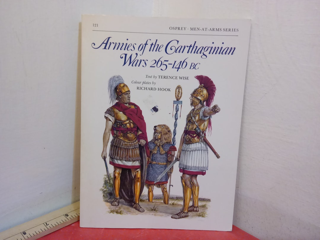 Vintage Historical Book, Men-at-arms Series "armies of the Carthaginian ...