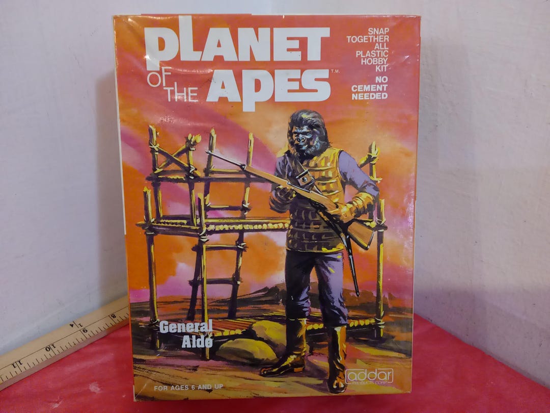 Vintage Model Kit, Planet of the Apes Model Kit, General Aldo Model Kit ...