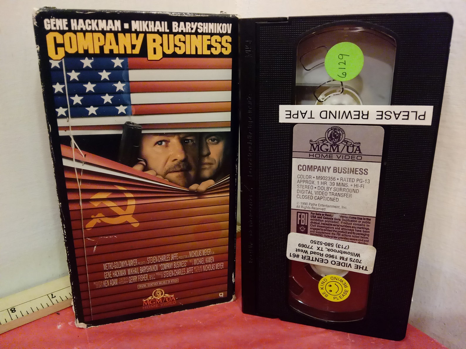 Vintage VHS Movie Tape, Company Business, Gene Hackman, 1992~ - Etsy
