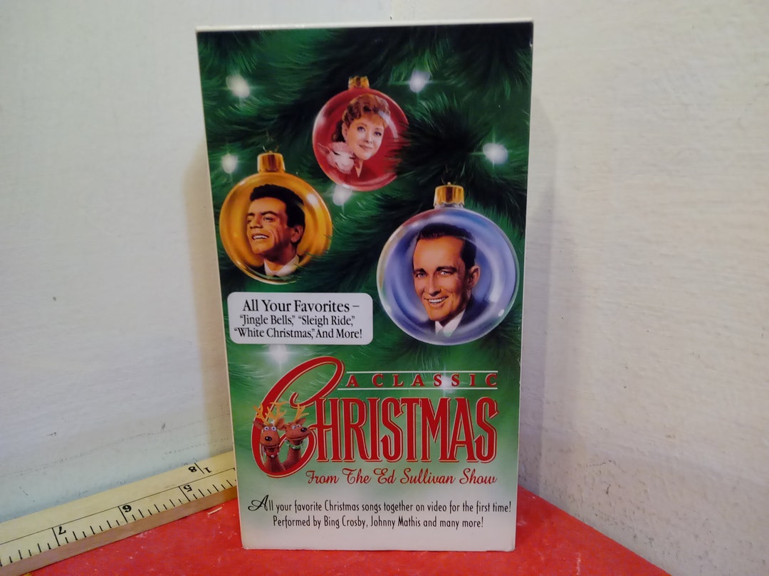 Vintage VHS Movie Tapes, A Classic Christmas From the Ed Sullivan Show ...