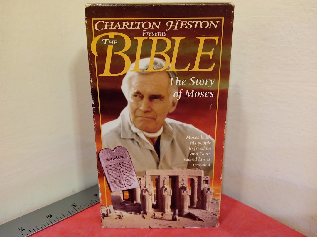 Vintage VHS Movie Tape, the Bible, Charlton Heston, 1993~ - Etsy