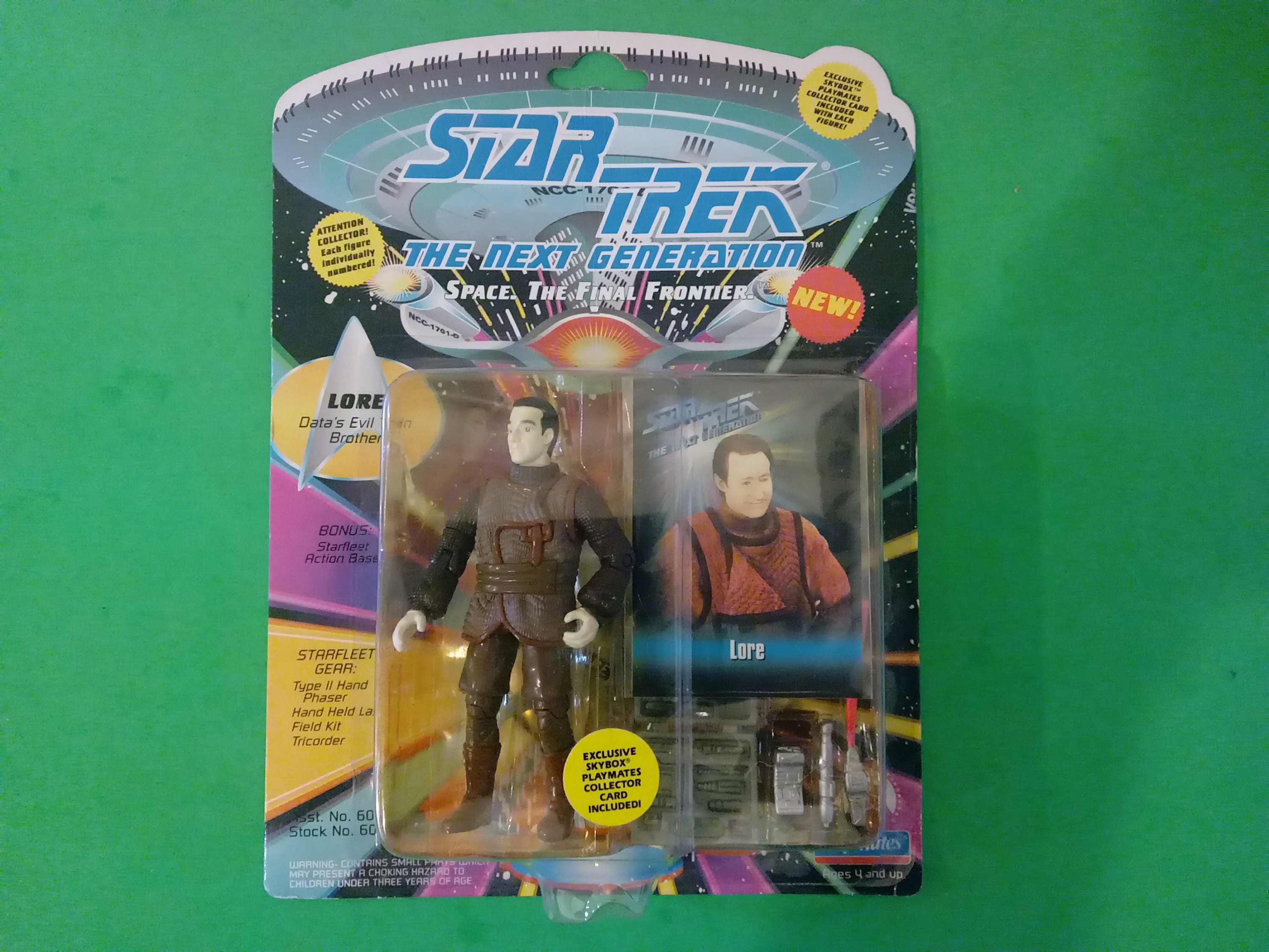 Vintage Star Trek Next Generation Playmates Toys, Lore Action Figure, 1994