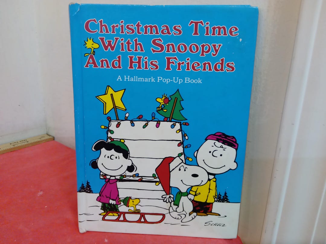 Vintage Children's Books and Record, Peanut's Books and Record, Snoopy ...