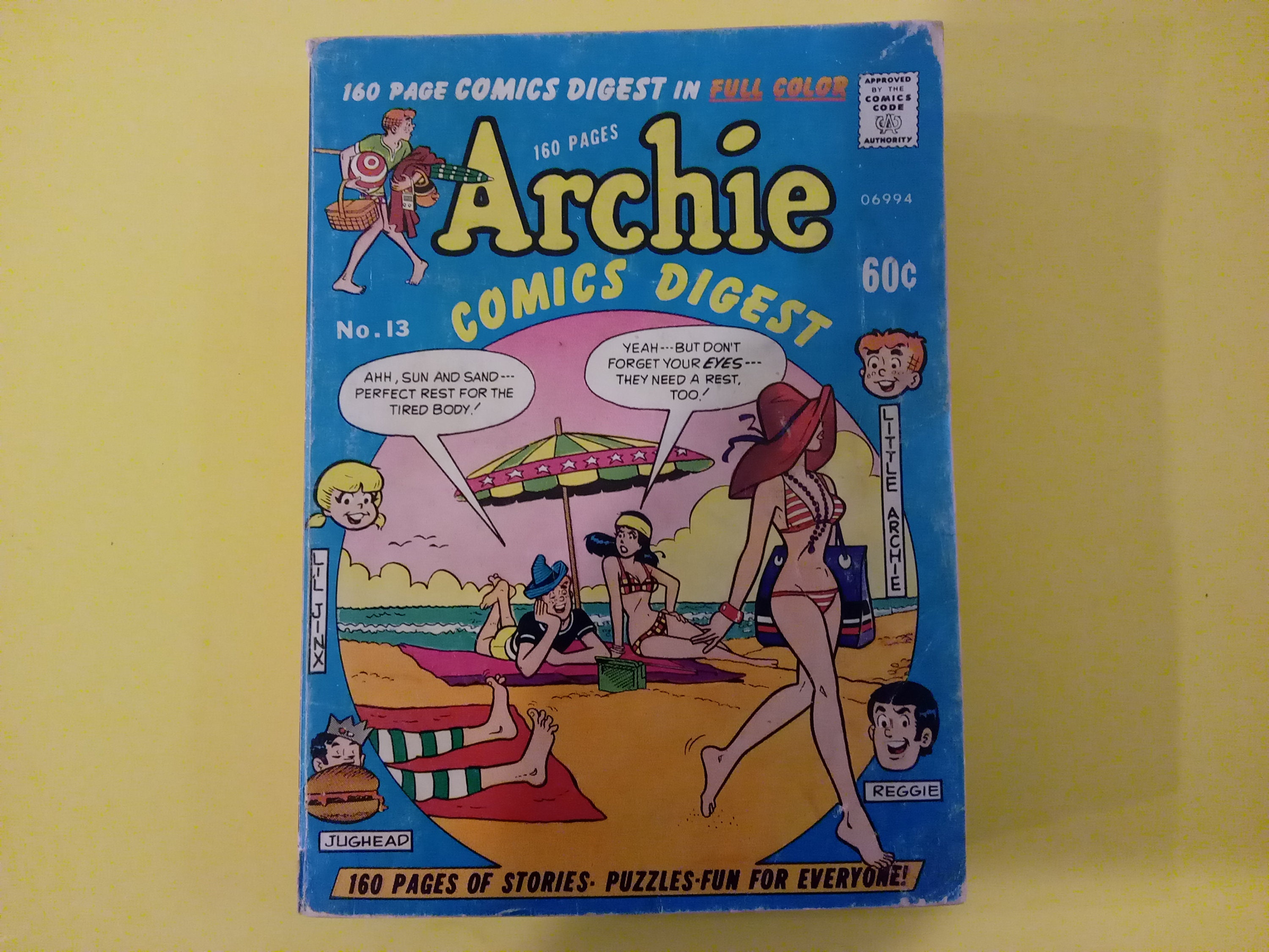 Vintage Archie Comic Digest Magazines, 1970 - 1990's