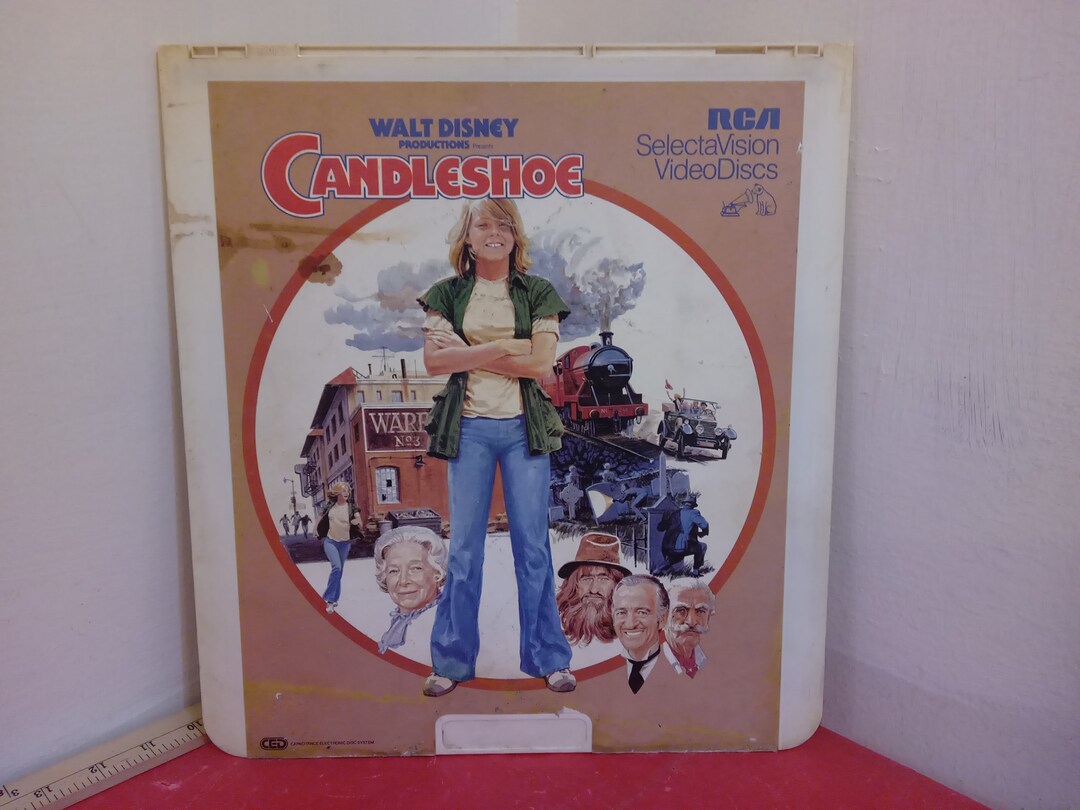 Vintage Video Disc Movie, Walt Disney "candleshoe" by RCA Select Vision ...