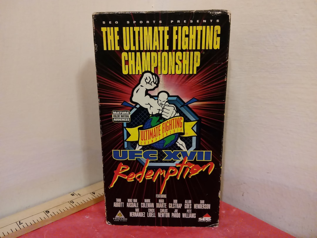 Vintage VHS Tape Set, the Ultimate Fighting Championship Redemption ...