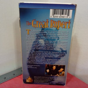 Vintage VHS Movie Tape, the Great Rupert, Jimmy Durante, 2000~ - Etsy
