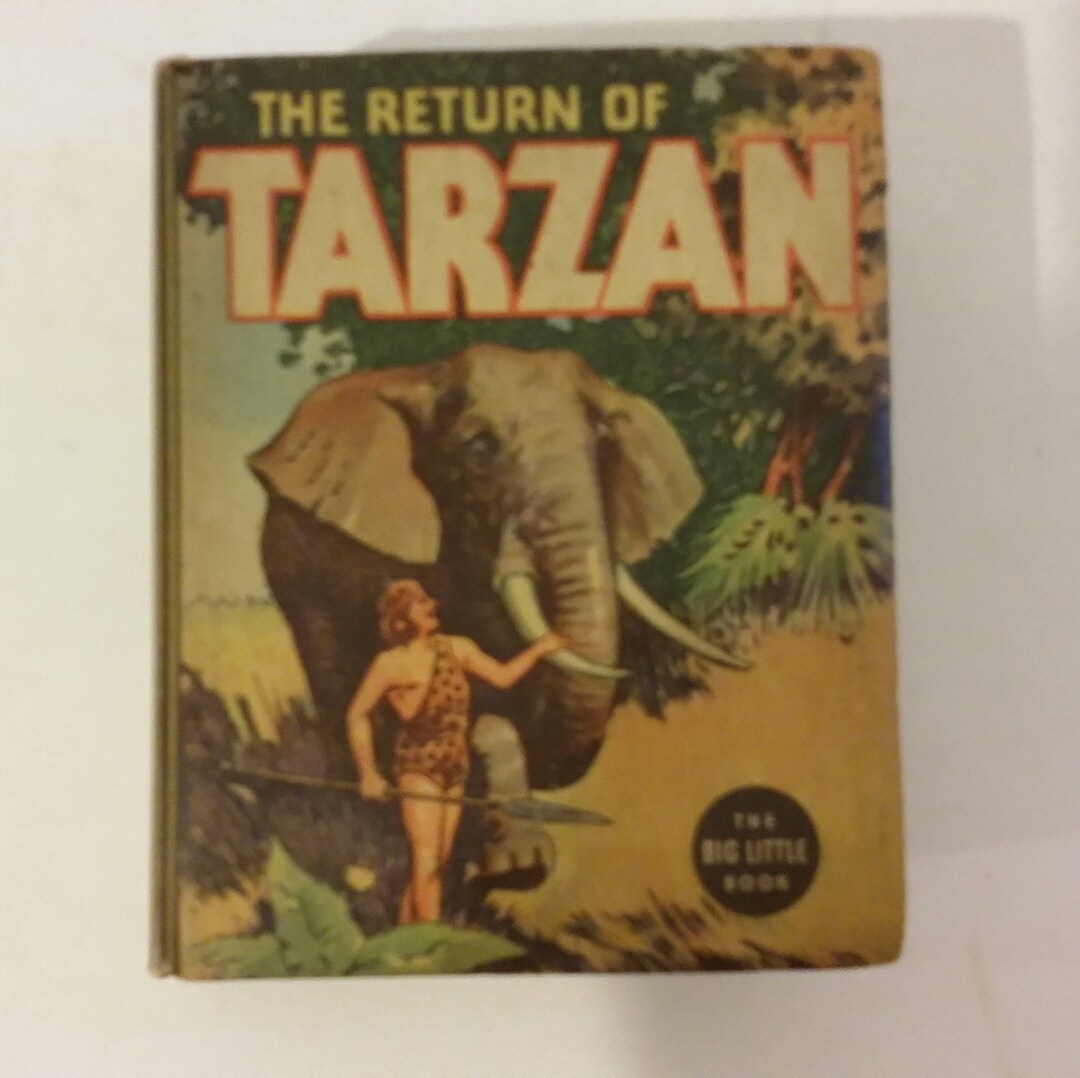 Vintage Big Little Book, Tarzan Books, Tarzan of the Screen, the Son of ...
